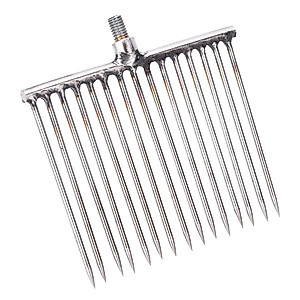 Dioche Fishing Harpoon, 103.9g Fishing Gig Stainless Steel 15 Prongs Harpoon Gig Gaff Hook Barb Fish Spear Outdoor Fishing Tackle for Fish Salmon