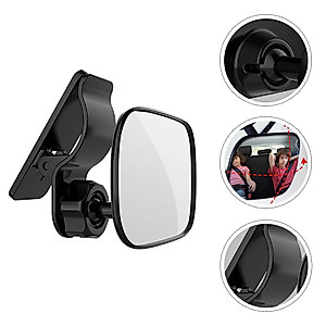 Garneck Baby Mirror for Car Back Seat 360 Wide Angle Car Mirror for Baby with Rear Facing Back Seat Full View for Toddler Children