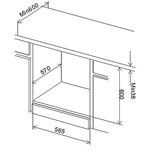 Empava 24" Electric Single Wall Oven with 6 Cooking Functions Mechanical Knobs Control in Stainless Steel, Black/Silver