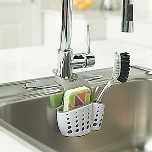 Casabella Sink Sider Faucet Caddy Sponge Holder