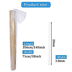 Gersoniel Carpet Storage Bags Jumbo Rug Storage Bag Large Clear Plastic Bag for Carpet with Nylon Cable Zip Ties for Indoor Outdoor Carpet Moving or Storage (2 Pieces, Fit 10 x 14 Feet), Grey