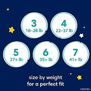 Diapers Size 4, 104 Count - Pampers Swaddlers Overnights Disposable Baby Diapers, Enormous Pack (Packaging & Prints May Vary)