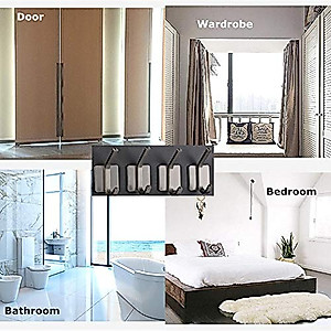ZSYSUP 4 Pack Stainless Steel Adhesive Wall Hooks for Hanging, Seft-Adhesive Robe/Coat/Hat/Towel/Key Hooks for Bathroom Kitchen Curtain Door