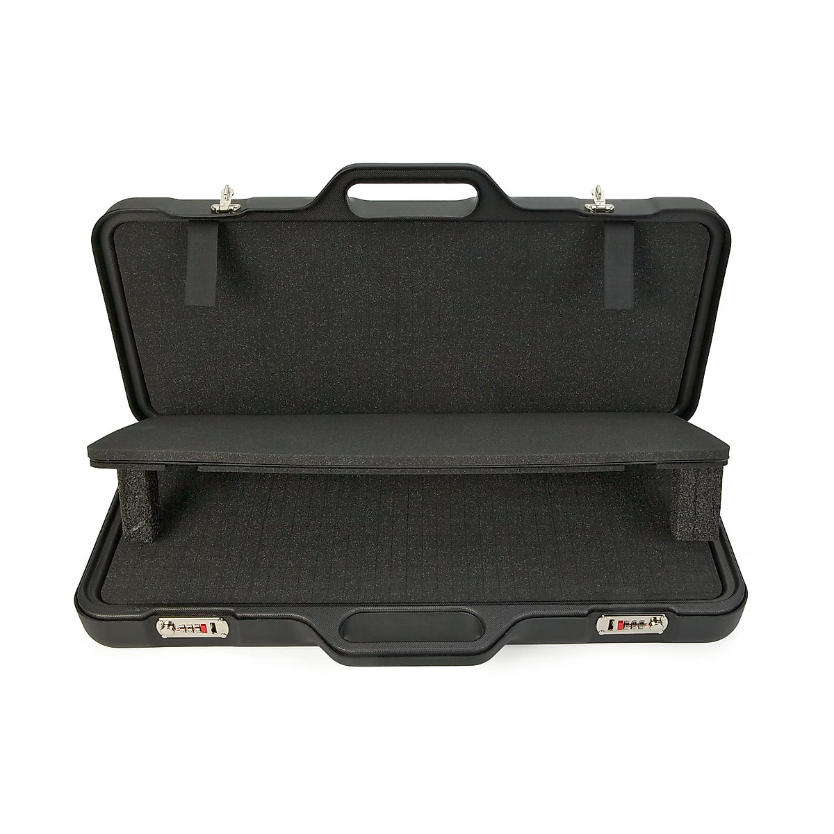 Negrini Cases 3039R/5130 Premium 2-Sided Handgun/AR Carbine Case, Black/Black