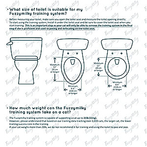 Fuzzymilky Cat Toilet Training System 2022 - Teach Cat to Use Toilet Cat Toilet Training Kit