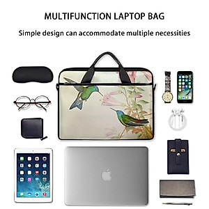 Animals Birds Laptop Computer Bag Waterproof Shoulder Messenger Bag 13-15 inch Durable Laptop Tote Bag with Shoulder Strap Handle Lightweight Crossbody Briefcase