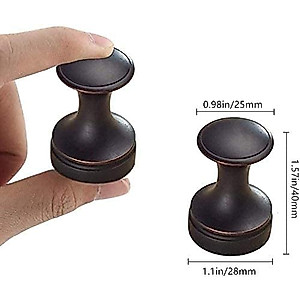Leyden Bronze Towel Hooks, Oil Rubbed Brass Robe Hooks Antique Coat Clothes Hanger Bathroom Kitchen 2 Packs