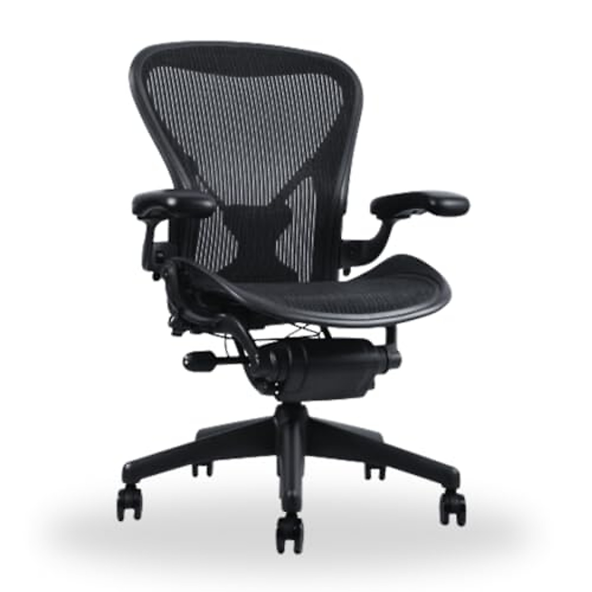 Aeron Herman Miller Office Chair| Rear and Forward Tilt Limiter| Adjustable Arms| Adjustable Posture Fit Back Support| Renewed