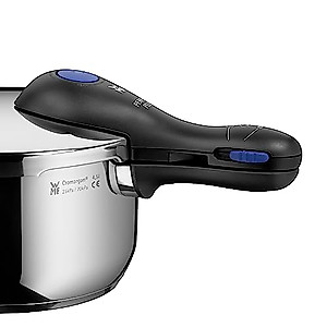 WMF Perfect Plus – Quick Cooker Diameter 22 cm Diameter of 6 Litres and a Half with Flame Protection Cromargan Stainless Steel for Induction