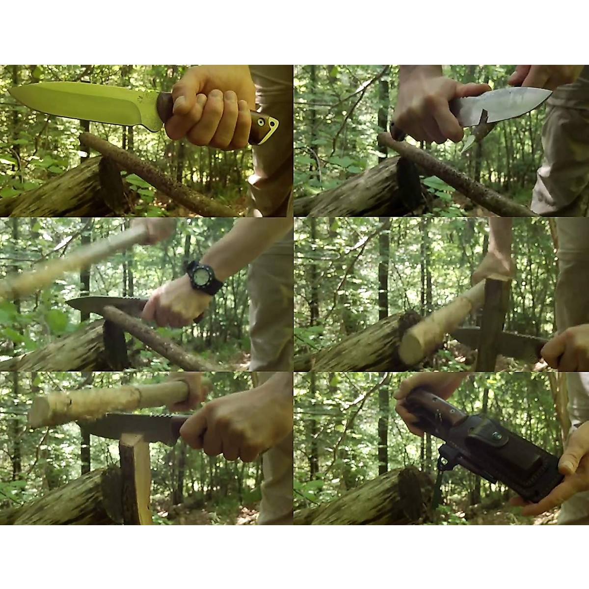 CELTIBEROCOCO - Outdoor / Survival / Hunting / Tactical Knife - Cocobolo Wood Handle, Stainless Steel MOVA-58 with Genuine Leather Multi-positioned Sheath + Sharpener Stone + Firesteel