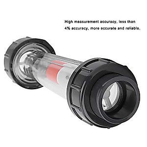 LZS-32（D）Liquid Flowmeter 0.4-4 Tube Type Liquid Flowing Meters Plastic Flat Interface Waterflow Controllers Transparent Water Rotameter Hydraulic Valve Fittings