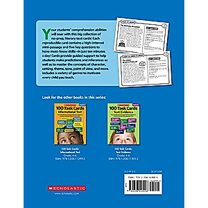 100 Task Cards: Literary Text: Reproducible Mini-Passages With Key Questions to Boost Reading Comprehension Skills