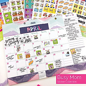 Busy Mom Planner Sticker Collection for Calendars, Planners. Appointment Reminder Stickers, Doctors, School, Birthdays, Play Dates, Events, Scrapbook, Wedding, Vacation | 864 Stickers