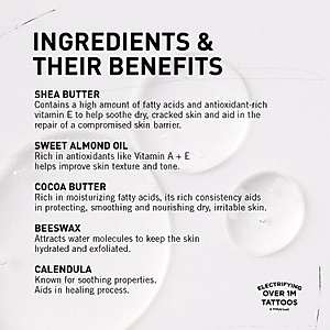 Mad Rabbit Tattoo Balm & Aftercare Cream- Color Enhancement that Revives Old Tattoos, Hydrates New Tattoos, Made With Clean Ingredients + Petroleum Free, Daily Tattoo Lotion Moisturizer & Brightener