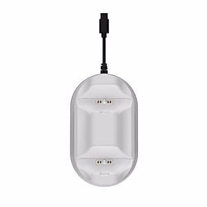 PDP Gaming PlayStation 5 METAVOLT Dual Charging Station for 2 Wireless PS5 Dualsense Controllers (White)