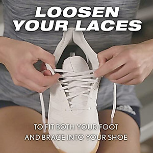 Ultra Zoom® Ankle Brace for Injury Prevention & Recovery, Custom Form-Fit, Maximum Support with 100% Mobility