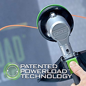 EGO Power+ ST1520 15-Inch 56-Volt Cordless String Trimmer with POWERLOAD and Carbon Fiber Straight Shaft - Battery and Charger Not Included, Black