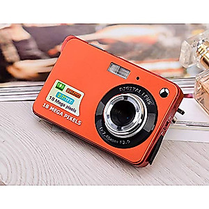 Andoer Digital Camera Mini Pocket Camera 18MP 2.7 Inch LCD Screen 8X Zoom Smile Capture Anti-Shake with Battery