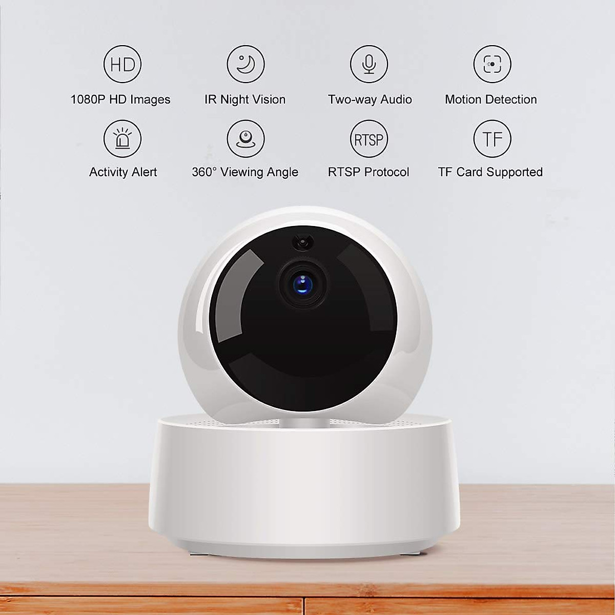 SONOFF 1080P HD Indoor Camera, Smart WiFi Home Security Camera with IR Night Version, Motion Detection, 2-Way Audio, Phone APP Control, Baby Monitor, Cloud Storage, GK-200MP2-B