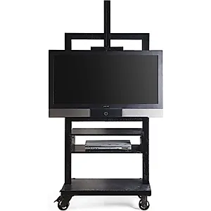 Posh Pollen Cullen Easel Style Entertainment Console - Black
