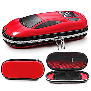 Supercar Pencil Case EVA Car Pen Pouch Stationery Box Anti-Shock for School Students Teens…