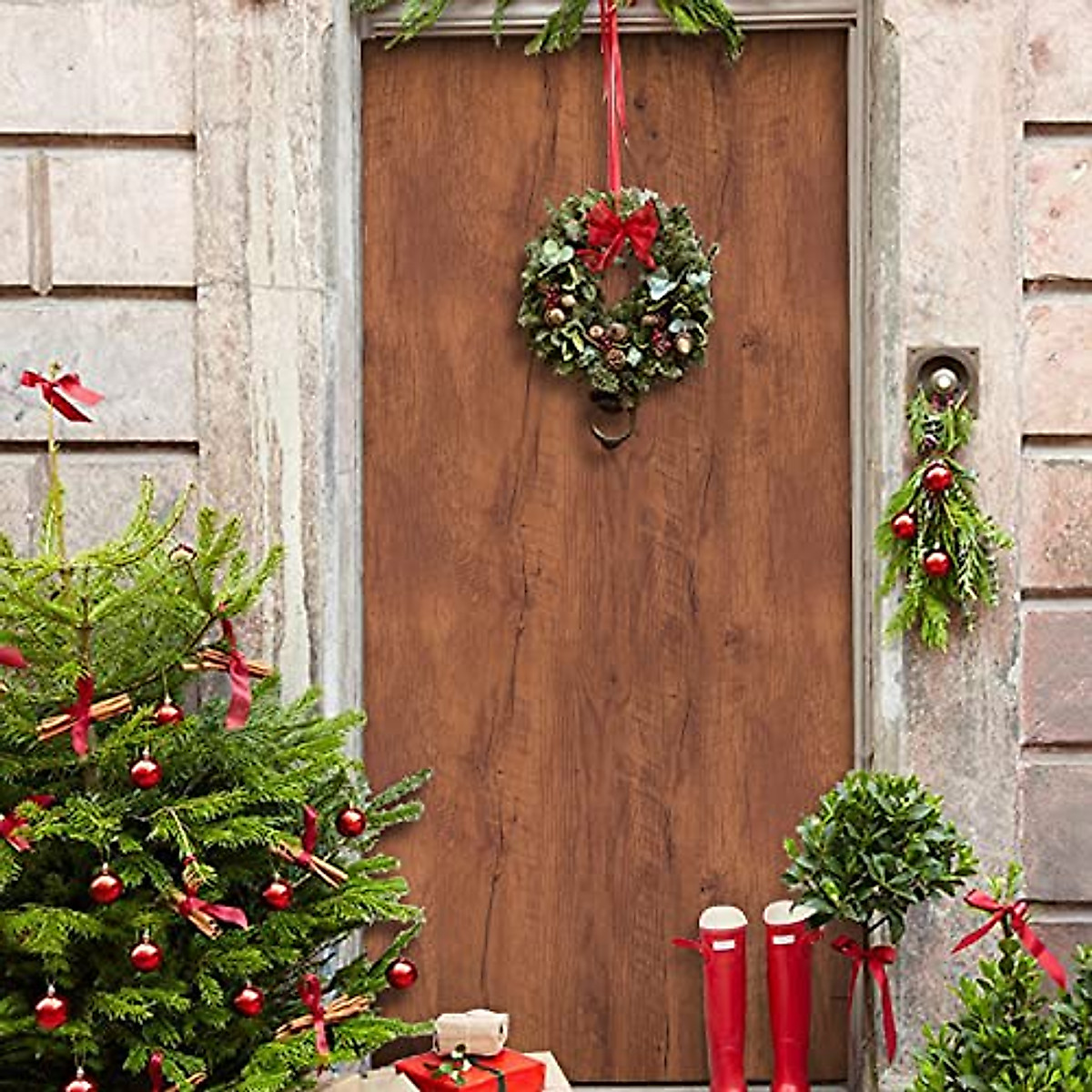 Decoroom Peel and Stick Wood Grain Contact Paper 17.71" X 236" Brown Wooden Look Wallpaper Self-Adhesive