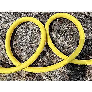 ZILIM Hybrid Lead In Garden Water Hose 5/8 in X 6FT, Heavy-duty Super Flexible with Swivel Grip Handle Female and 3/4" GHT Solid Brass Fittings, Operate 160 PSI