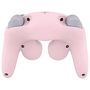 eXtremeRate Cherry Blossoms Pink Faceplate Backplate for Nintendo Gamecube Controller, Soft Touch Replacement Housing Shell Cover w/Buttons for Nintendo Gamecube Controller - Controller NOT Included