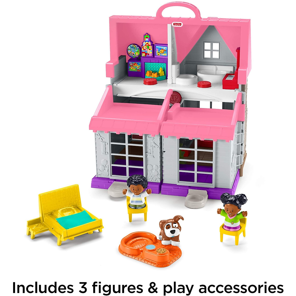 Fisher-Price Little People Big Helpers Home, Pink