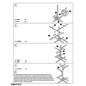 Coops & Feathers Roosting Perch-A Perfect Bird's Eye View (Small)