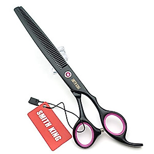 8.0 inches Professional Dog Grooming Scissors Set Straight & thinning & Curved & chunkers 4pcs in 1 Set (with Comb)