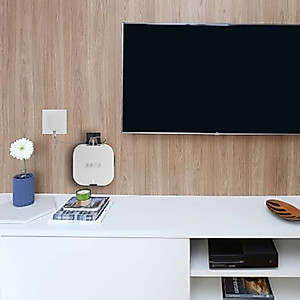 Simple and Sturdy Wall Mount for The Eero Pro 6 tri-Band mesh Wi-Fi 6 System, a Space-Saving Solution That ensures Clean Cable Management and Keeps Everything Neat and Tidy (Black)