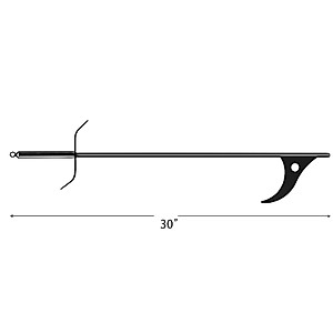 30-Inch Fire Pit Campfire Poker, Fireplace Poker Stick for Fireplace, Camping, Fire Pit Accessories for Outside