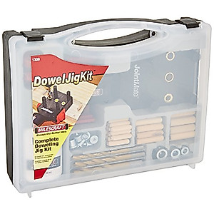 Milescraft 1309 DowelJigKit - Complete Doweling Kit with Dowel Pins and Bits