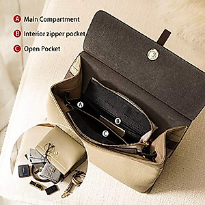 Cow Leather Purse Crossbody Bags for Women Small Tote Handbags for Women Satchel Shoulder Bags Clearance