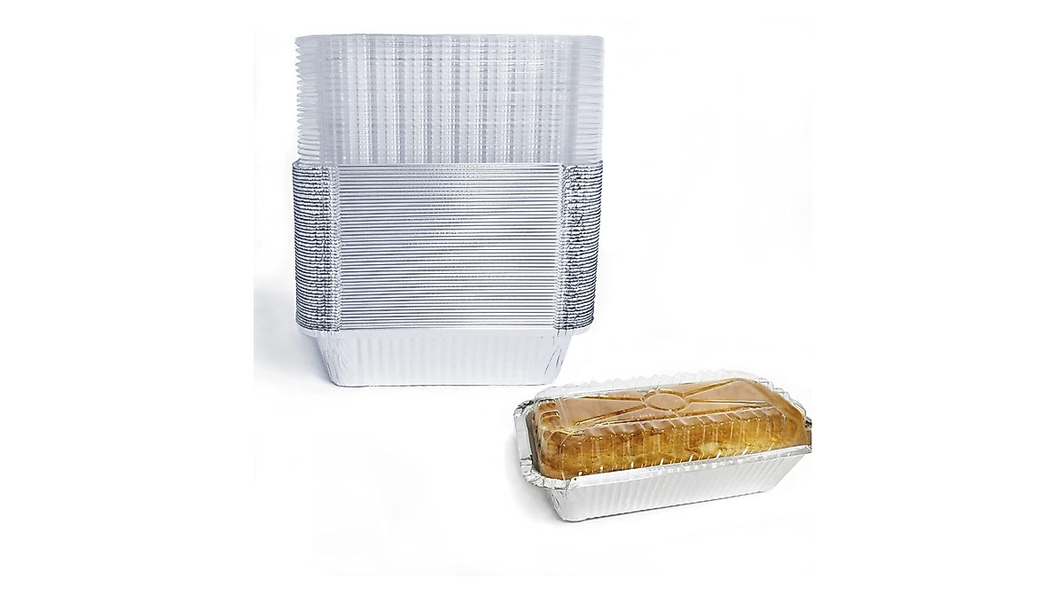 Disposable Loaf Pan with Lid - Bake & Serve Effortlessly