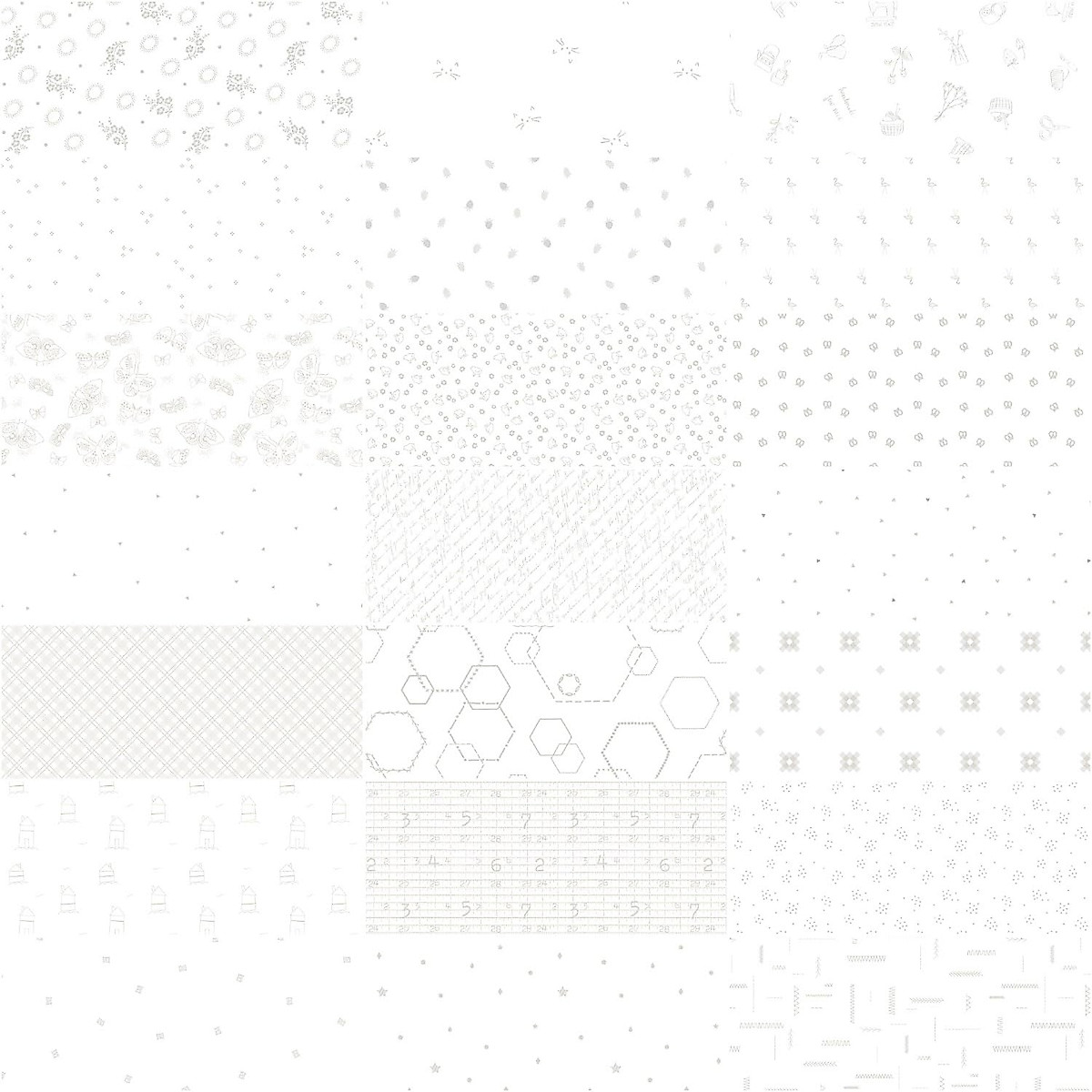 Lights On 5" Stacker 42 5-inch Squares Charm Pack Riley Blake Designs 5-14470-42