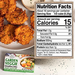 Edward & Son's Vegan Chicken Beef Vegetable Bouillon Cubes – Vegan Broth Cubes, Gluten Free, No Trans Fat, Use in Soups, Stews and Pilafs (8 Cubes of Each)