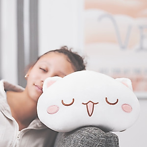 Snuggillows Weighted Stuffed Animals - 5lb Weighted Stuffed Cat Plush, 20" - Cute Big Stuffed Animals