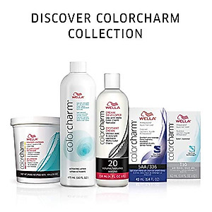 WELLA colorcharm 10 Vol Cream Developer, for Optimal Gray Blending and Rich, Multi-Dimensional End Results, 15.4 oz