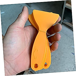 LALADEFIEE 5pcs Mini Glue Scraper Yellow DIY Scraper Scraper for DIY Scraper Handwork Tool