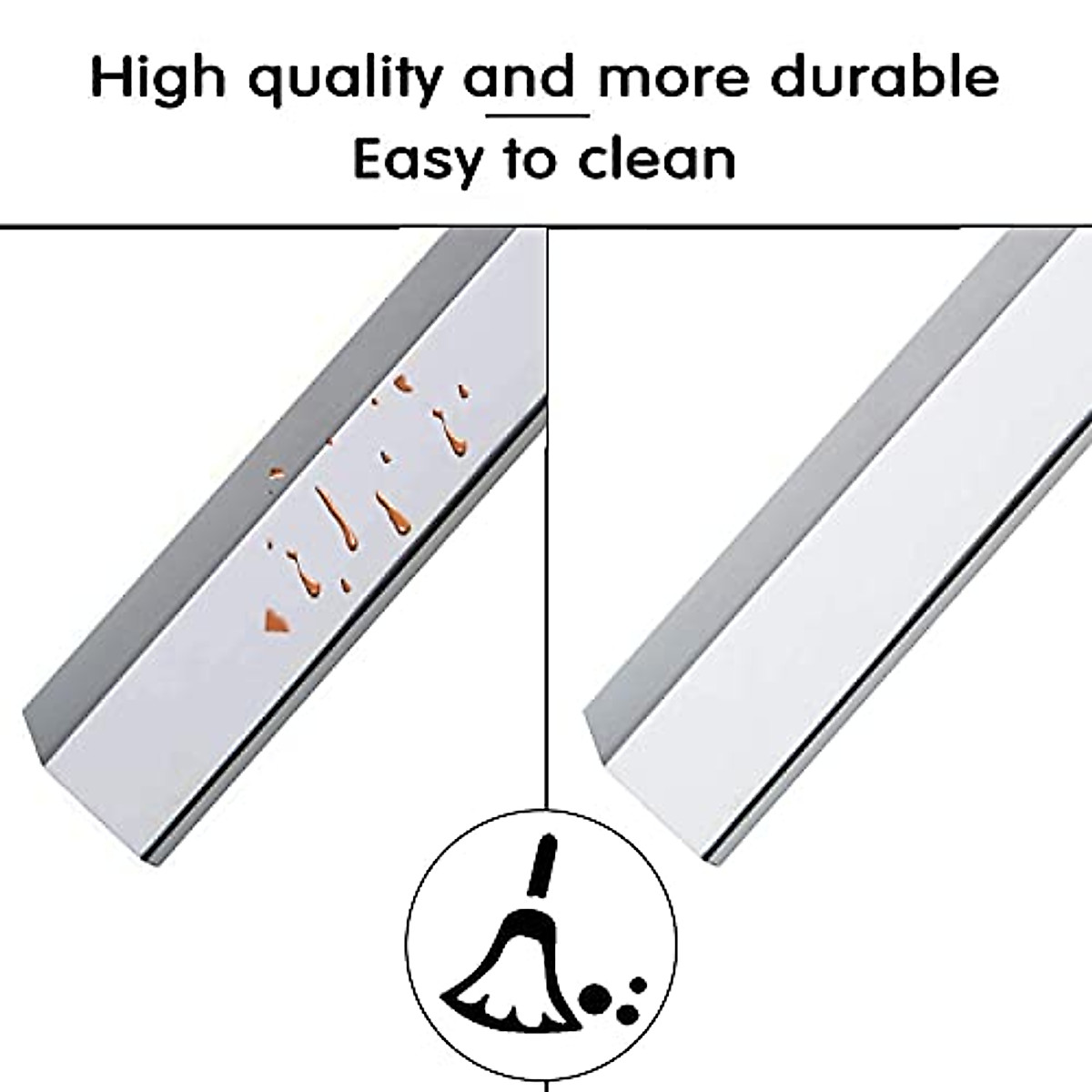 Hisencn Repair kit Replacement for Brinkmann 810-3660-S, 810-3660-F, 810-4557-0, 810-4457-F Grill Models, Stainless Steel Grill Burner Tube, Adjutable Carry Over Tube, Heat Plate Tent, Igniter