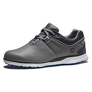 FootJoy Women's Pro|SL Golf Shoe, Grey/Charcoal/Reef Blue, 8