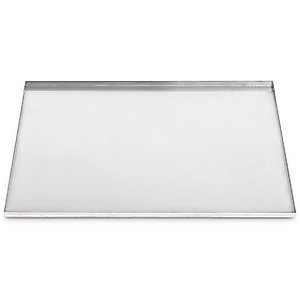 Pinnacle Systems 41.25" x 26.75" Metal Replacement Dog Crate Pan Chew Proof Crack Proof Pet Kennel Tray Central Dog Training Crate Pan Pet Supplies, Galvanized, 1" H