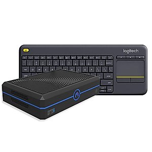 AZULLE Byte4 Pro Fanless Mini Desktop PC 4GB/64GB with Keyboard - Business & Home Powerful Portable Computer, WiFi, Ethernet, Windows 10 Pro