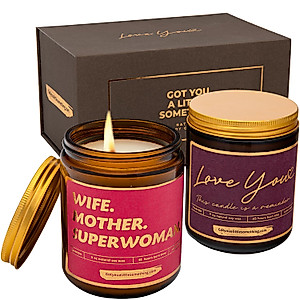 Got You A Little Something Gift Set for Wife - 2 Empowering Love Candles ; Romantic Gift Idea for Wife's Birthday | Couples Wedding Anniversary for Wife | Wife Gifts from Husband