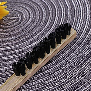 TEHAUX 3pcs Bird Cage Cleaning Brush, Wooden Long Handle Parakeet Cage Cleaner Bird Cleaning Supplies （ Random Color ）