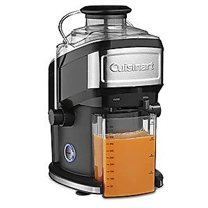 Cuisinart CJE-500 Compact Juice Extractor Black, 11.5 x 11.8 x 14.2 Inch