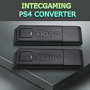 Intec Gaming PS4 Converter- Only Compatible with Switch Fighting Stick of IntecGaming, Wire-Less Adapter for PlayStation 4 PS4 Console to Arcade1up Fighting Stick on Arcade1up Cabinet (2PACK)