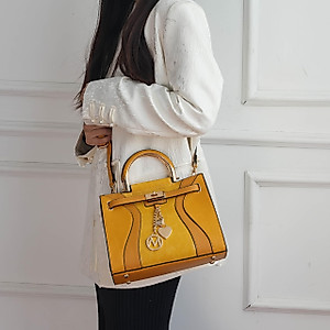 MKF Collection Women's Satchel Bag,Vegan Leather Top Handle Shoulder Bag Handbag Purse by Mia K